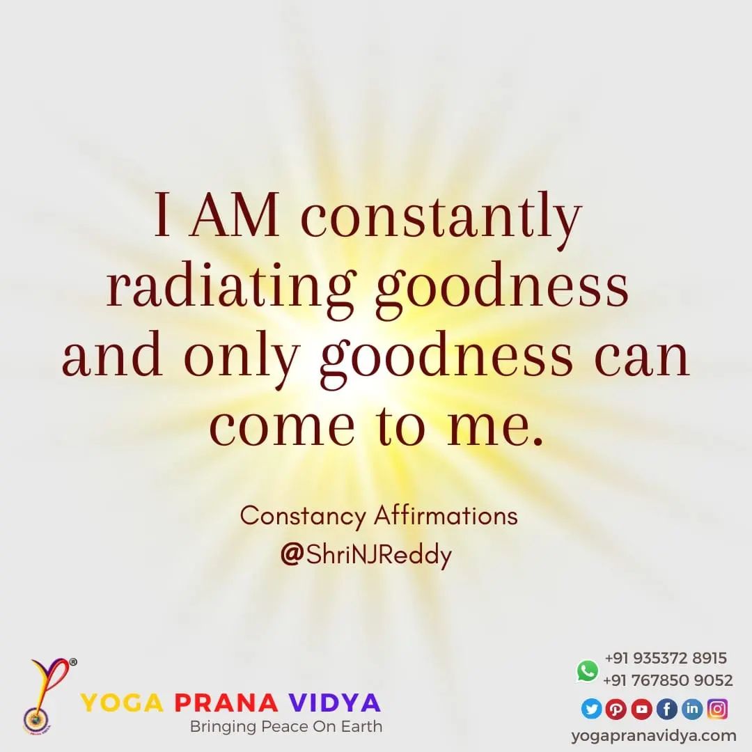 Constancy Affirmations - Yoga Prana Vidya
